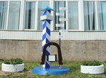 Верстовой столб (Komsomoltsa Zvereva Street No:39), park, sokak heykeli  Velikie Luky'den