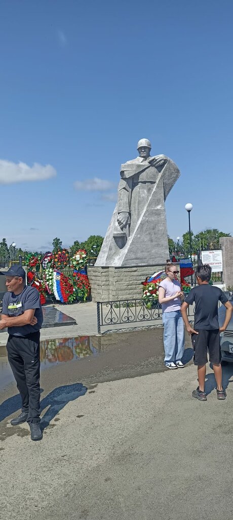 Anıt, heykel В.И. Ленин, Çeliabinskaya oblastı, foto
