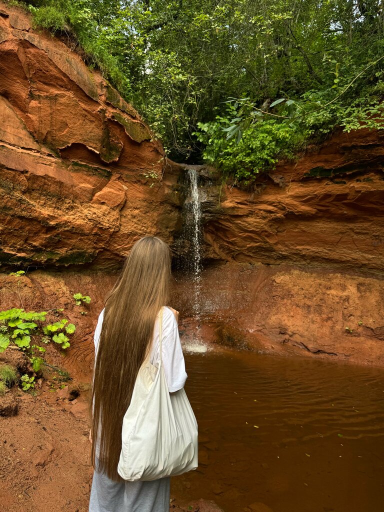Şelale Margaritkin Waterfall, Saint‑Petersburg ve Leningradskaya oblastı, foto