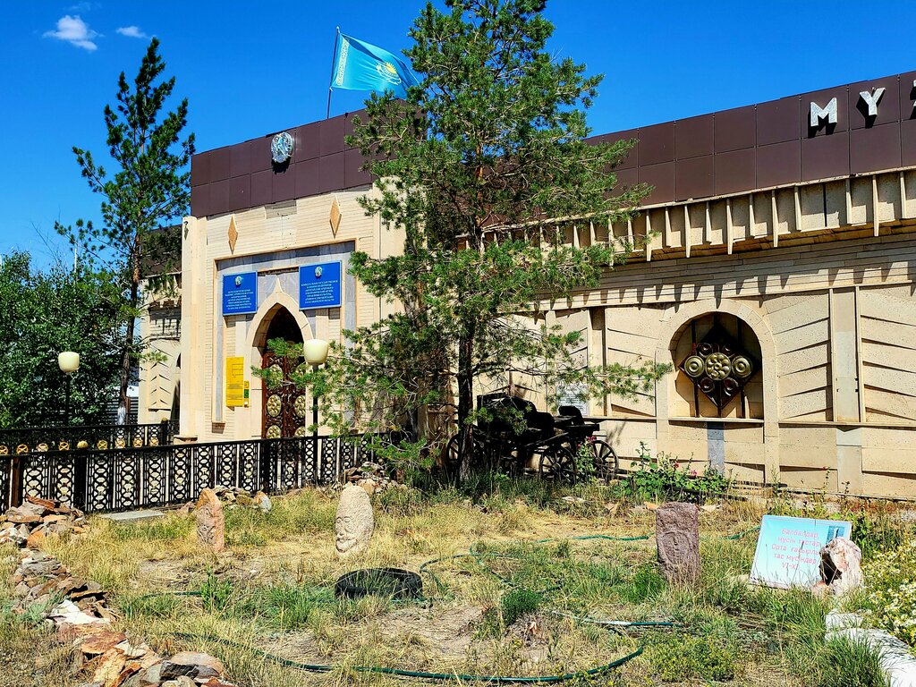 Müzeler ve sanat galerileri Aktogay Archaeological and Ethnographic Museum, Karağandı eyaleti, foto