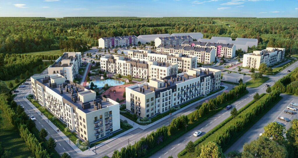 Konut blokları Смородина, Tiumen, foto