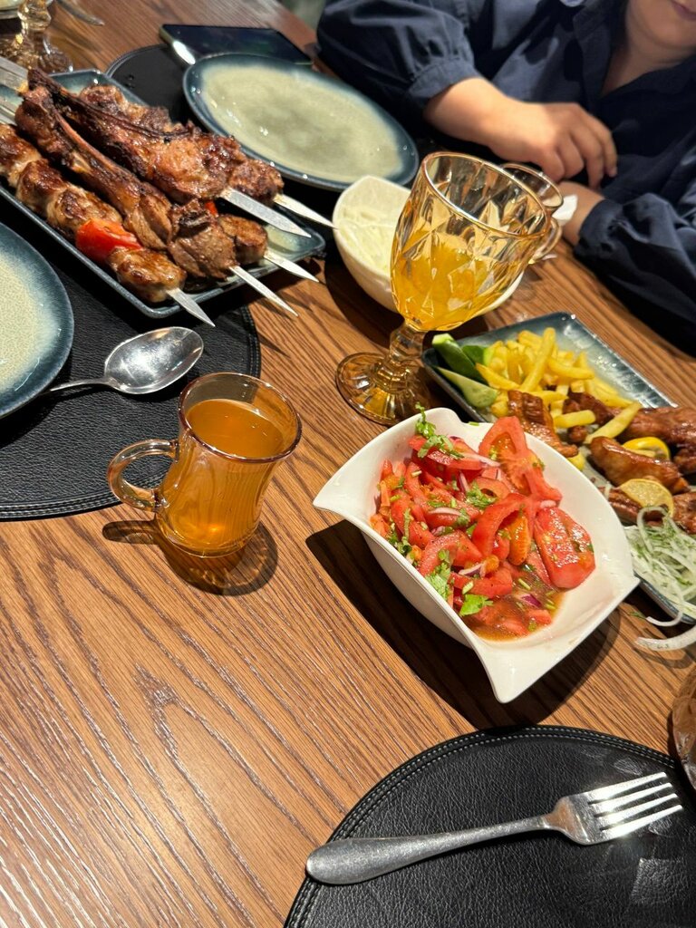 Kafe Al barakat terrace, Buhara, foto