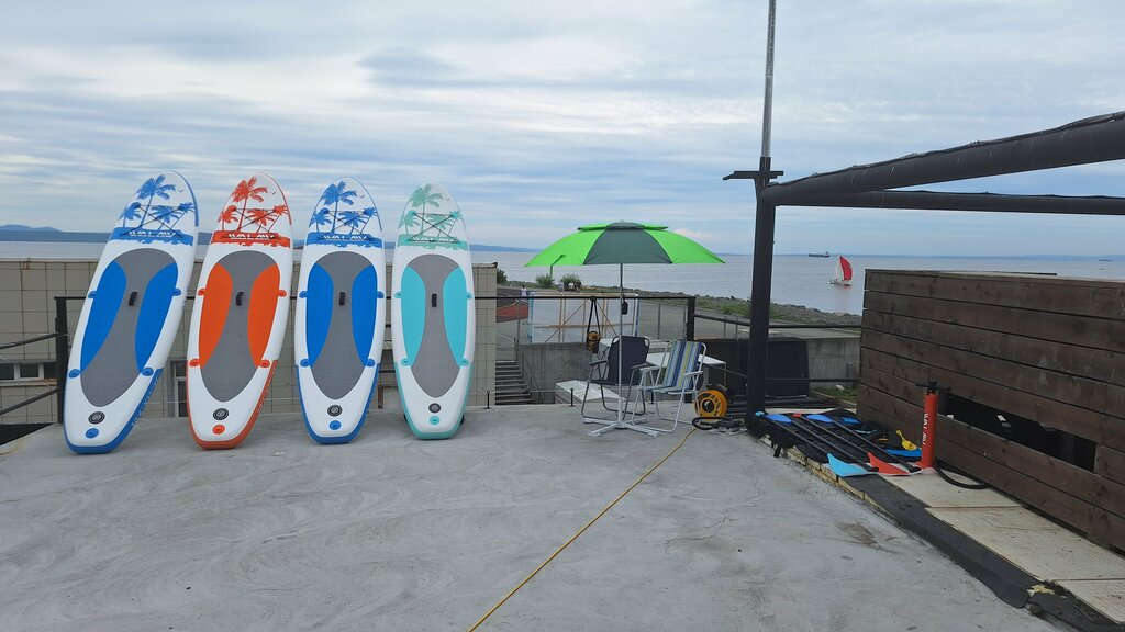 Kürek sörfü Sup Point, Vladivostok, foto