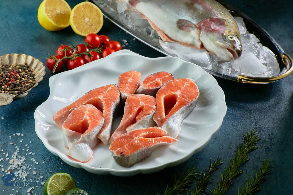 Balık çiftçiliği ve toptancıları Karel'skaya forel', Sortavala, foto