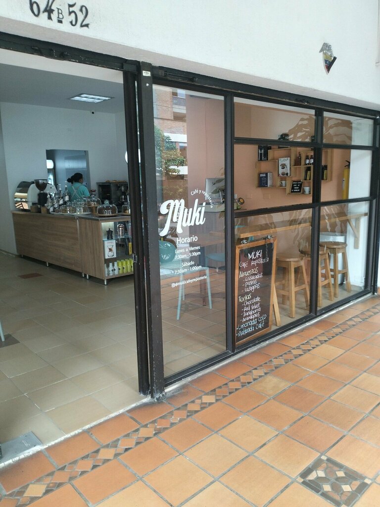 Kahve dükkanları Muki, Medellin, foto