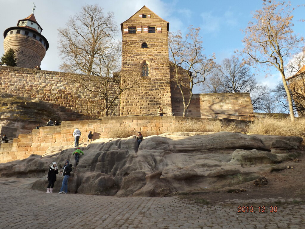 Turistik yerler Kaiserburg Nürnberg, Nurnberg, foto
