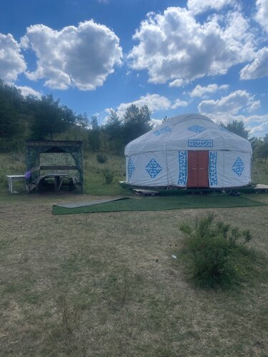 Resort oteller, tesisler Zhansaya, Karağandı eyaleti, foto