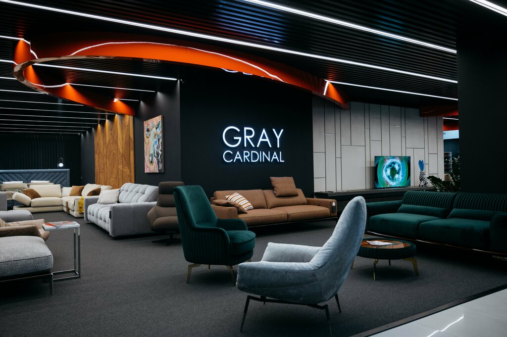 Koltuk takımı mağazaları Gray Cardinal, Krasnodar, foto