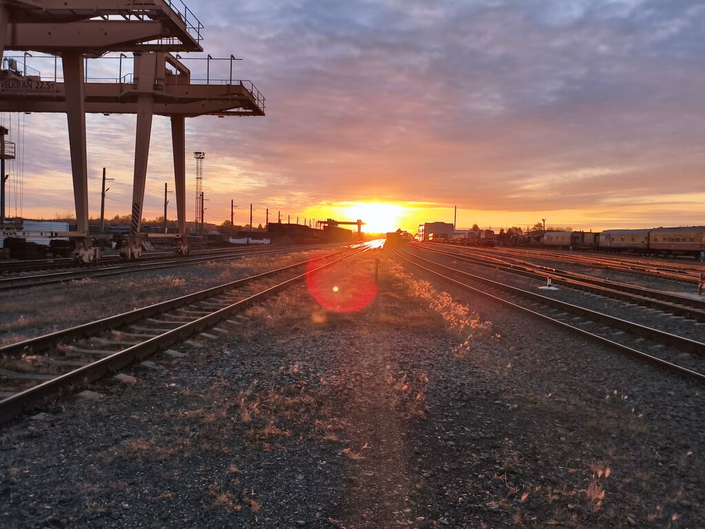 Demiryolu inşaatı ve tamiri Путевая машинная станция № 22, Omsk, foto