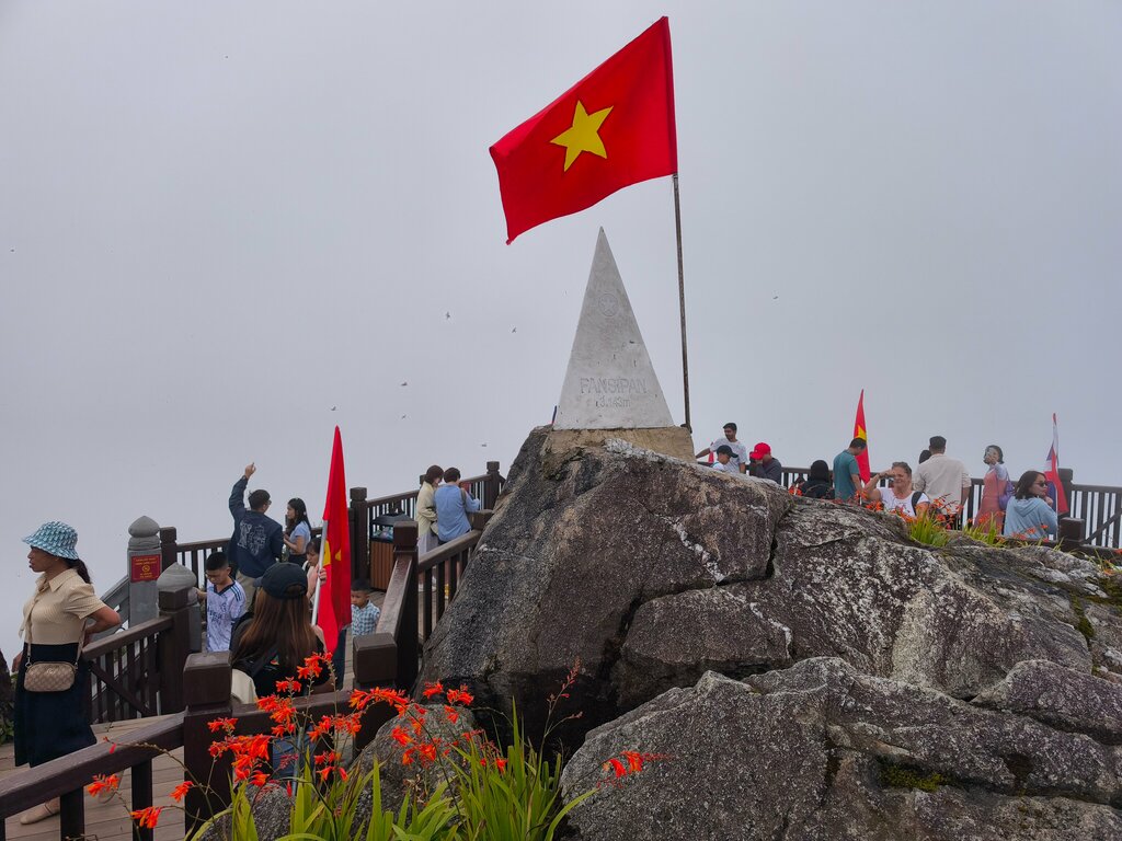 Dağ zirvesi Fan Si Pan 3142 meters, , foto