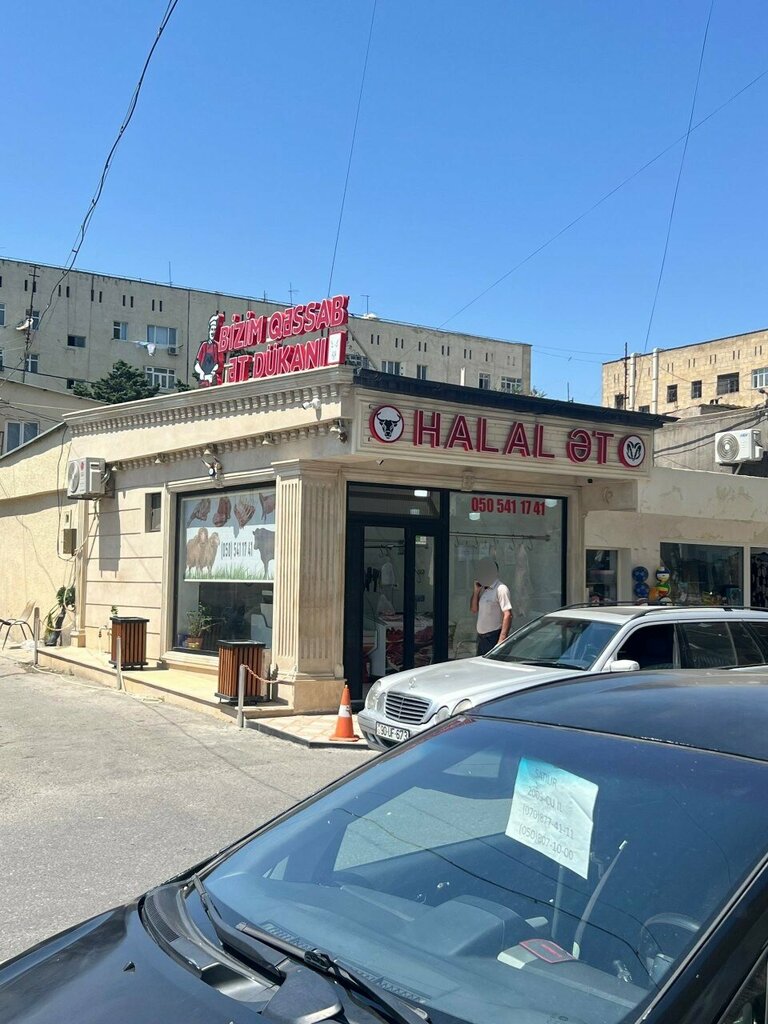 Kasap, şarküteri Bizim qessab, Bakü, foto