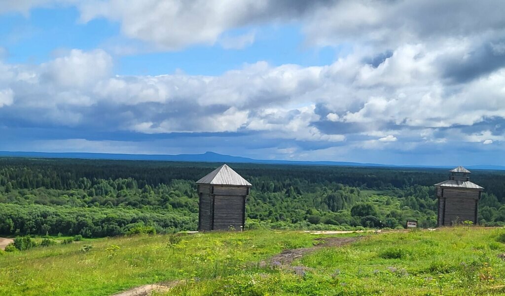 Turistik yerler Спасская башня Чердынского кремля, Çerdyn, foto