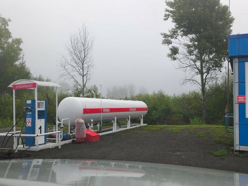 Otogaz dolum istasyonu Agzs PitStop, Novosibirskaya oblastı, foto