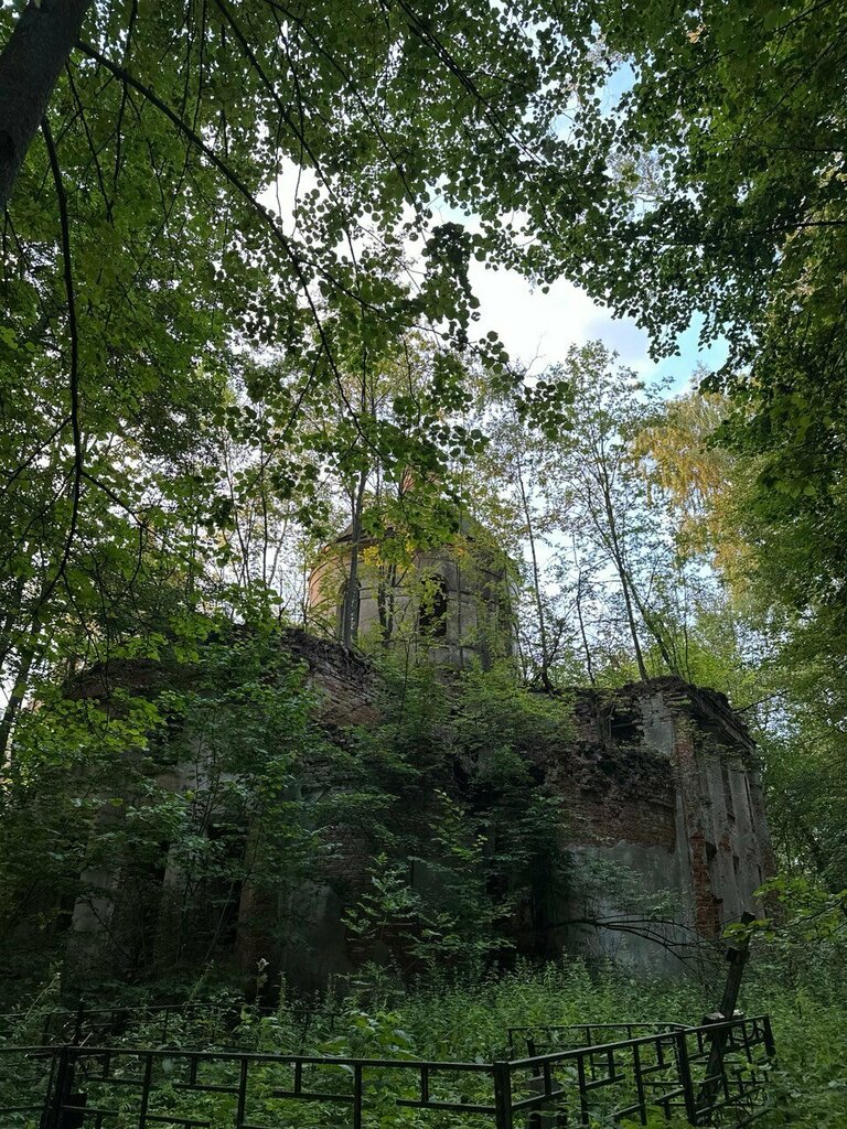 Ortodoks kiliseleri Заброшенный православный храм, Kalujskaya oblastı, foto