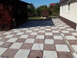 Тротуарная плитка (Moscow, Novomoskovskiy Administrative Okrug, Filimonkovskiy District, Dorozhnaya ulitsa, 12с5), kaldırım taşları  Moskova'dan