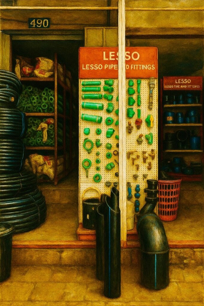 Yapı mağazası Chez Lesso, Abican, foto