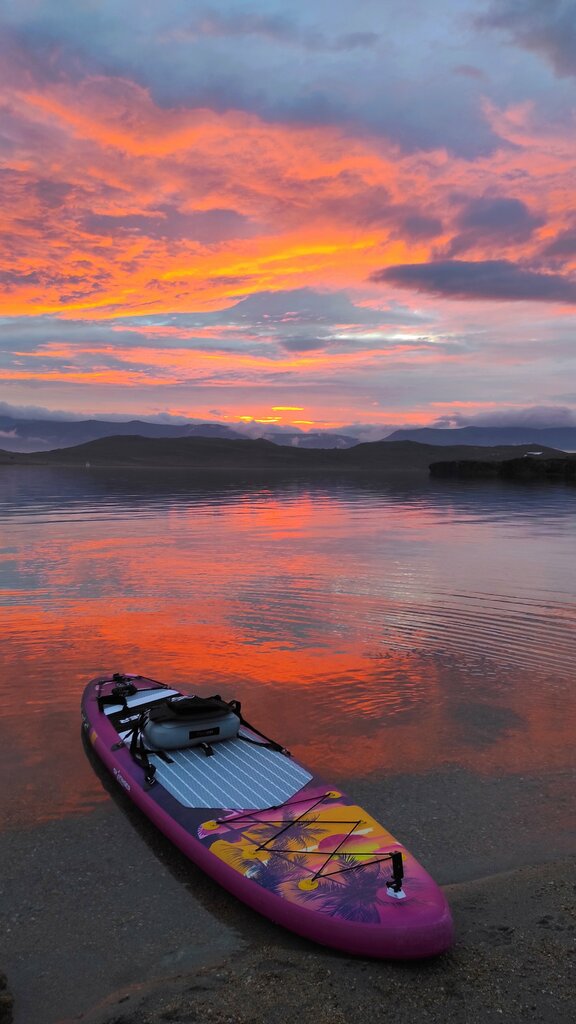 Dağ zirvesi Мыс Хара–Хапсагай, İrkutskaya oblastı, foto