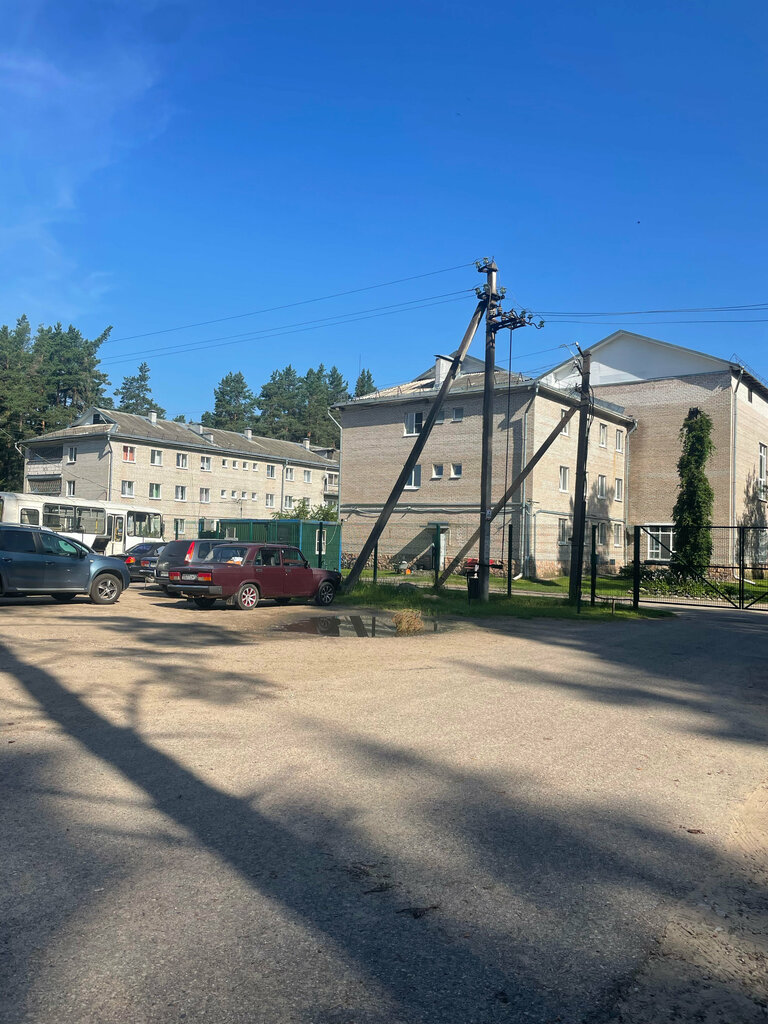 Ruh ve sinir hastalıkları hastaneleri Pervomaysky psikhonevrologichesky internat, Pskovskaya oblastı, foto