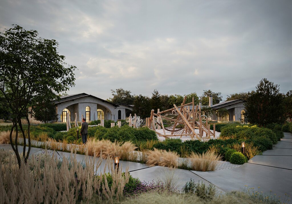 Peyzaj tasarımı Зелен, Saint‑Petersburg, foto