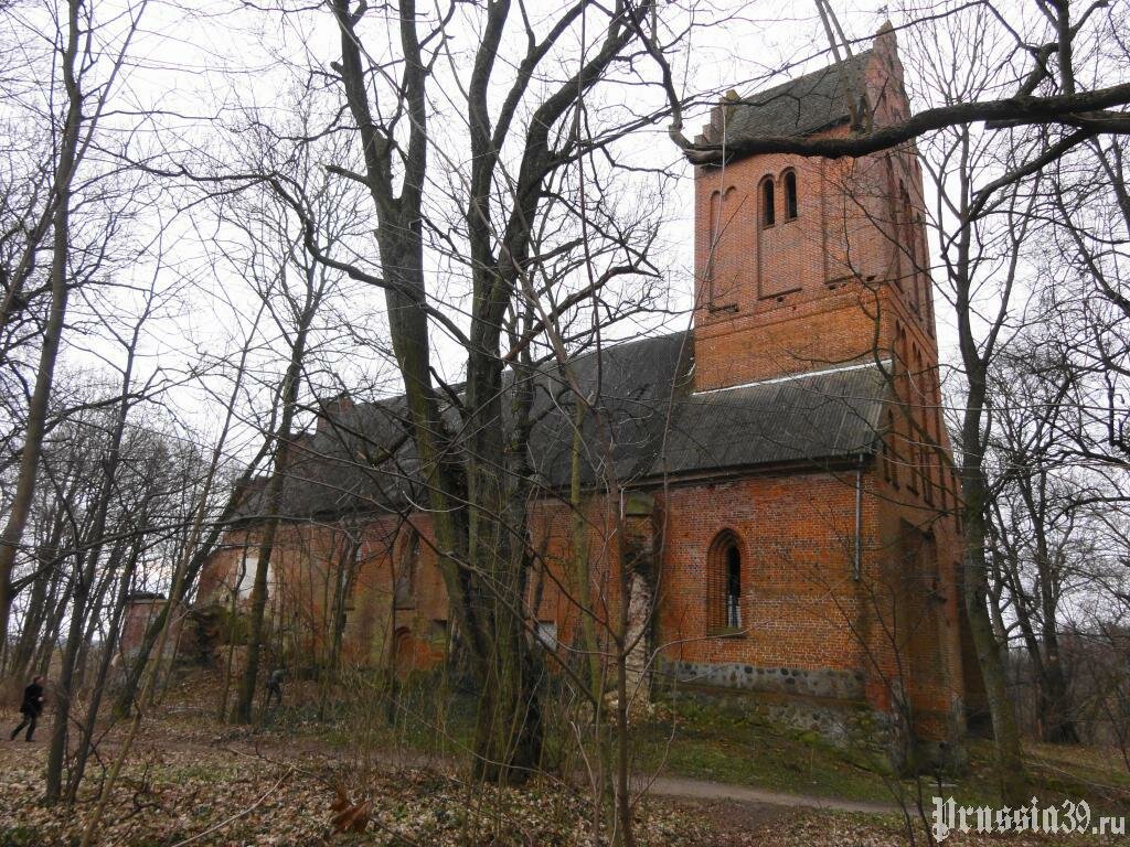 Protestan kilisesi Кирха Абшвангена, Kaliningradskaya oblastı, foto
