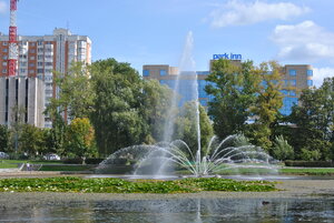 Fountain (Moscow Region, Odintsovo, Tsentralny prud), çeşme  Odintsovo'dan