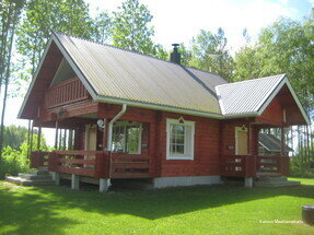 Yazlık ev inşaatı Salmun maatilamatkailu, Kuzey Ostrobothnia, foto