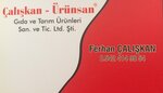 Çalışkan Ürünsan Gıda ve Tarım Ürünleri San (Samsun, Çarşamba, Orta Mah., Dr. Erol Uysal Cad., 12), gıda üreticileri  Çarşamba'dan