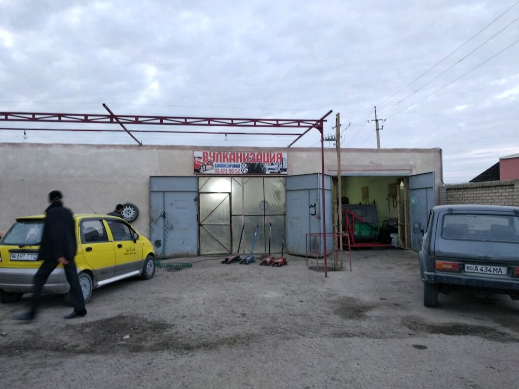 Oto lastik tamiri Tire Service, Buhara, foto