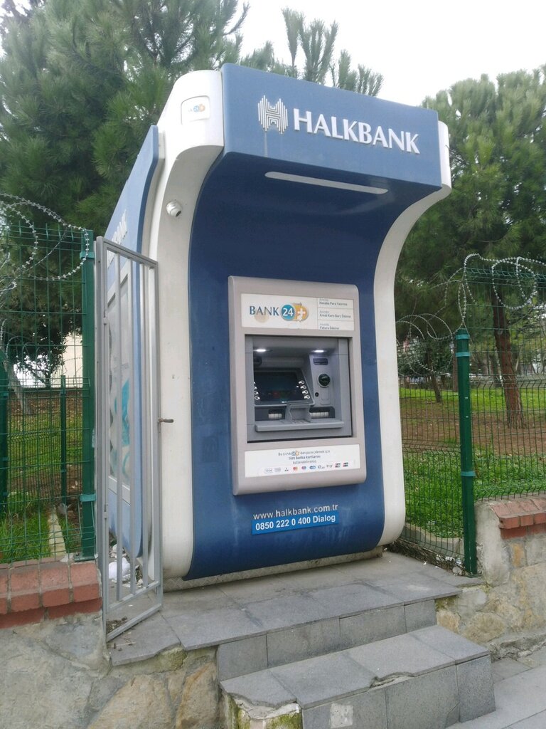 ATM'ler Halkbank ATM, İstanbul, foto