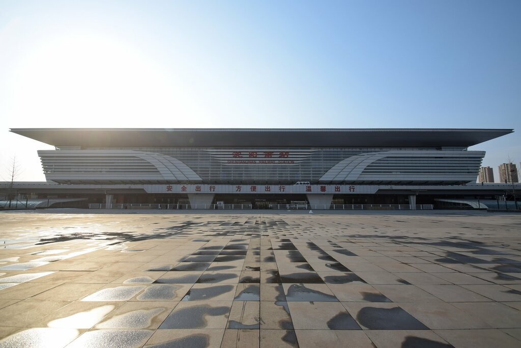 Tren istasyonu Shenyangnan Station, Shenyang, foto