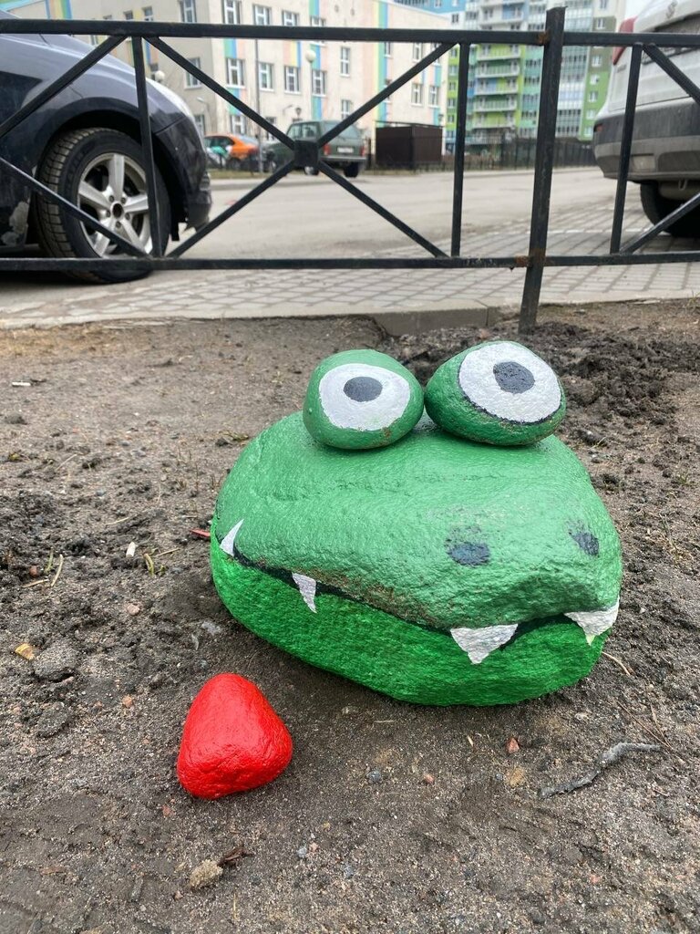 Park, sokak heykeli Сад камней, Saint‑Petersburg, foto