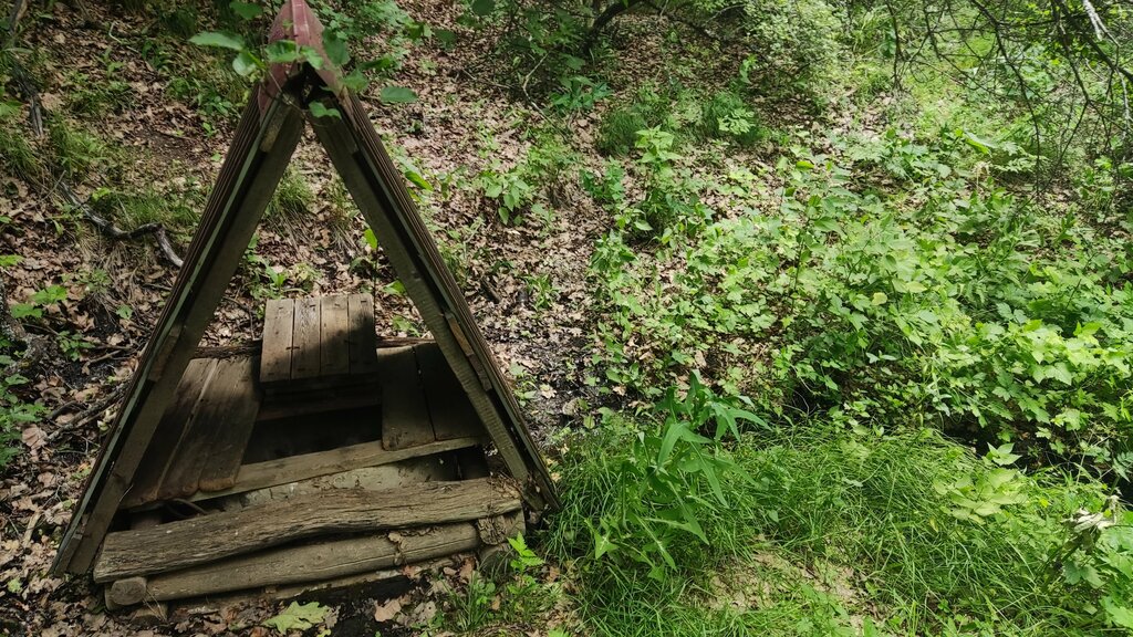 Pınar, çay Spring, stream, Volgogradskaya oblastı, foto