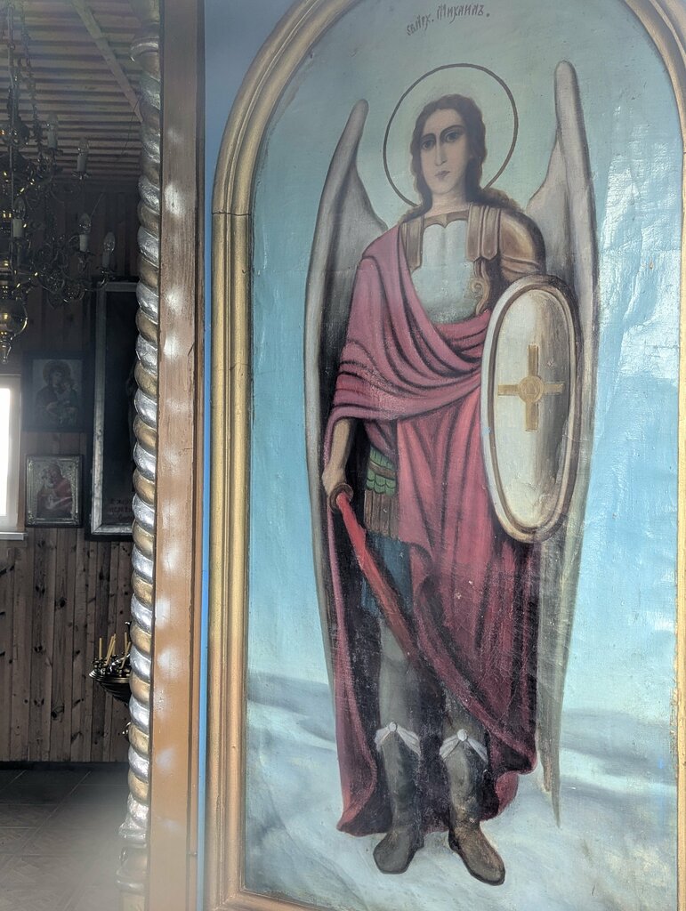 Şapel, haç anıtı Часовня XIX века, Minskaya oblastı, foto