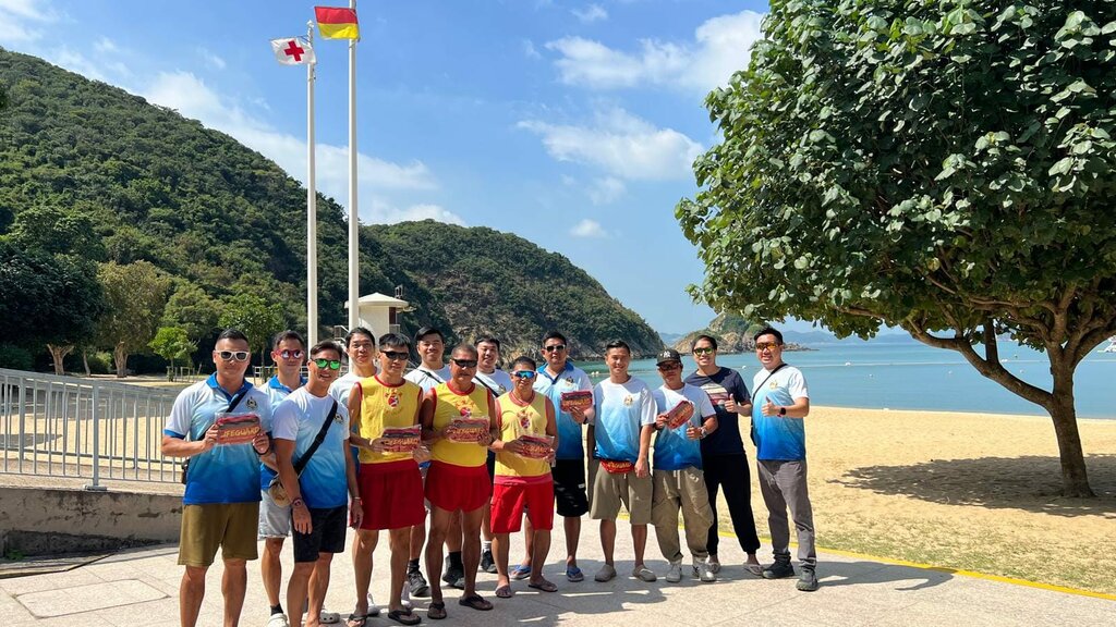 Plaj South Bay Beach, Hong Kong, foto