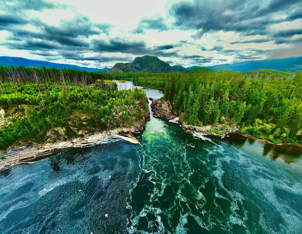 Şelale Бий-Хем, Tuva, foto