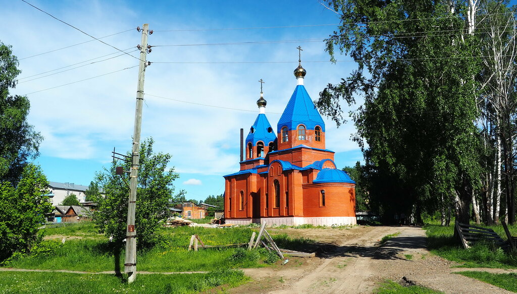 Ortodoks kiliseleri Церковь Архангела Михаила, Tomskaya oblastı, foto
