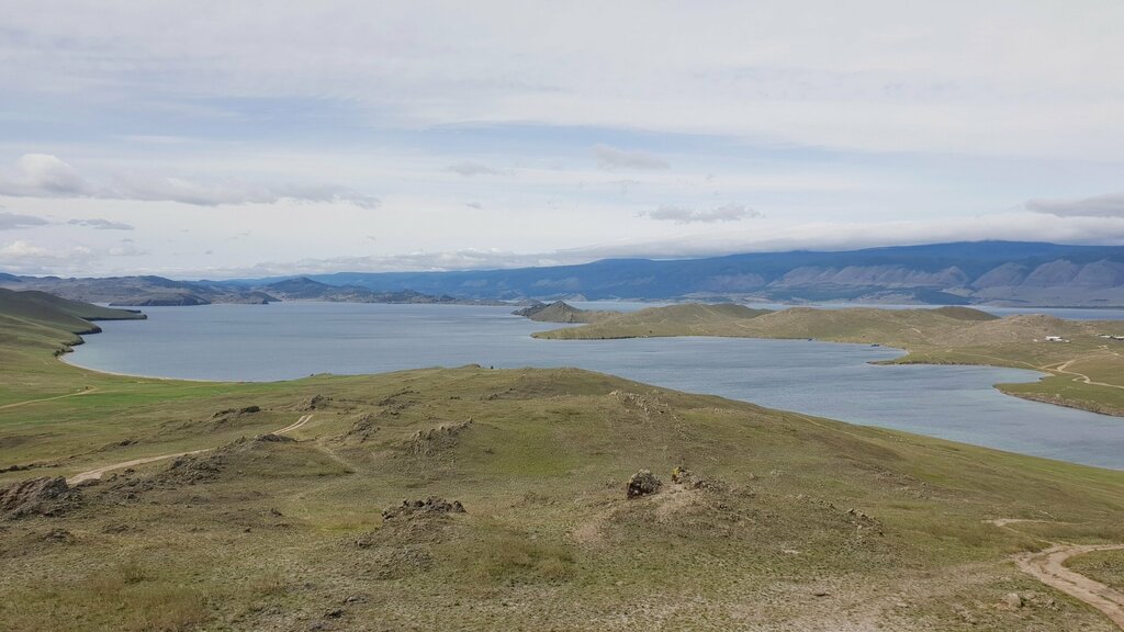 Dağ zirvesi Мыс Хара–Хапсагай, İrkutskaya oblastı, foto