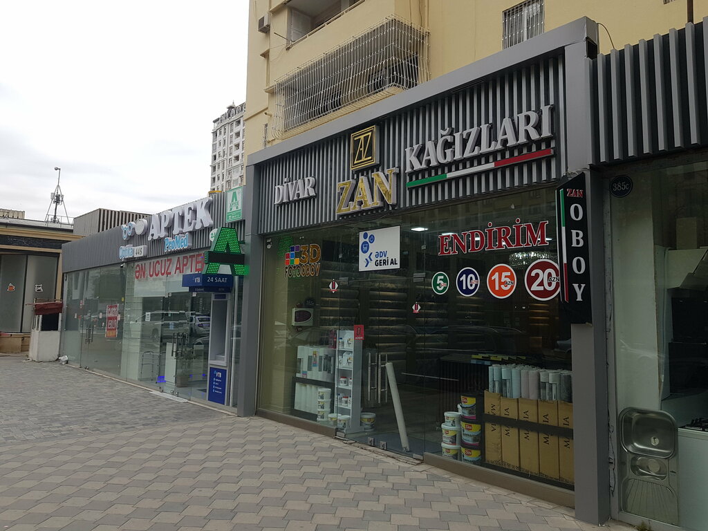 Duvar kağıdı mağazaları Zan, Bakü, foto