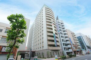 Hotel Route Inn Nagoya Sakae (Aichi Prefecture, Nagoya, Khigasi-Sakae Dori,  4-7-12), otel  Nagoya'dan