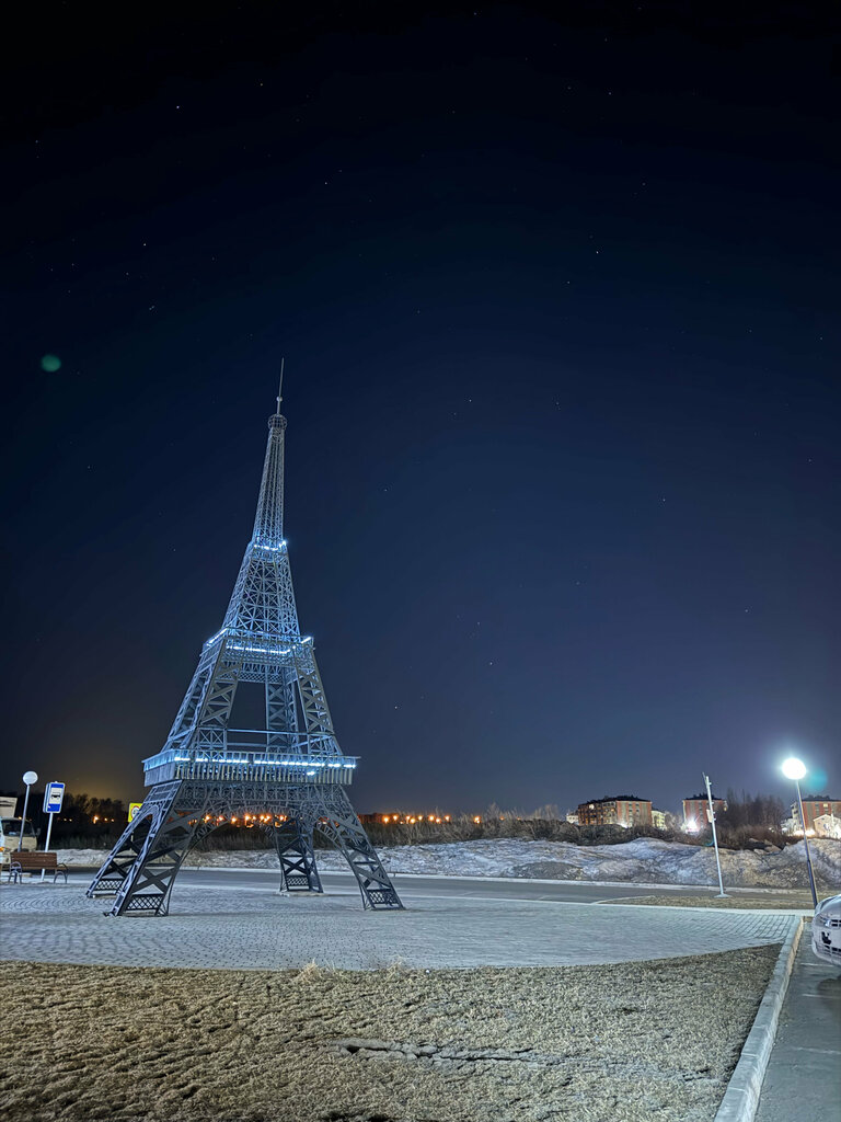 Dekorasyon ve süsleme, onur panosu Эйфелева башня, Novosibirskaya oblastı, foto