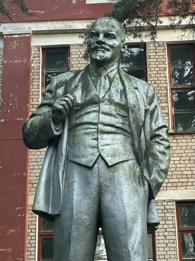 Anıt, heykel В.И. Ленин, Tverskaya oblastı, foto