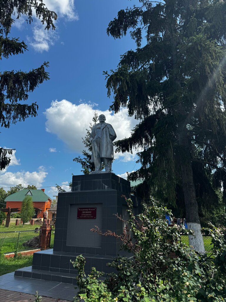 Anıt, heykel В.И. Ленин, Ulyanovskaya oblastı, foto