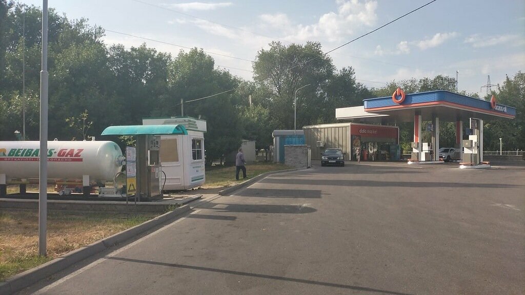 Otogaz dolum istasyonu Beibars Gaz, Almatı, foto