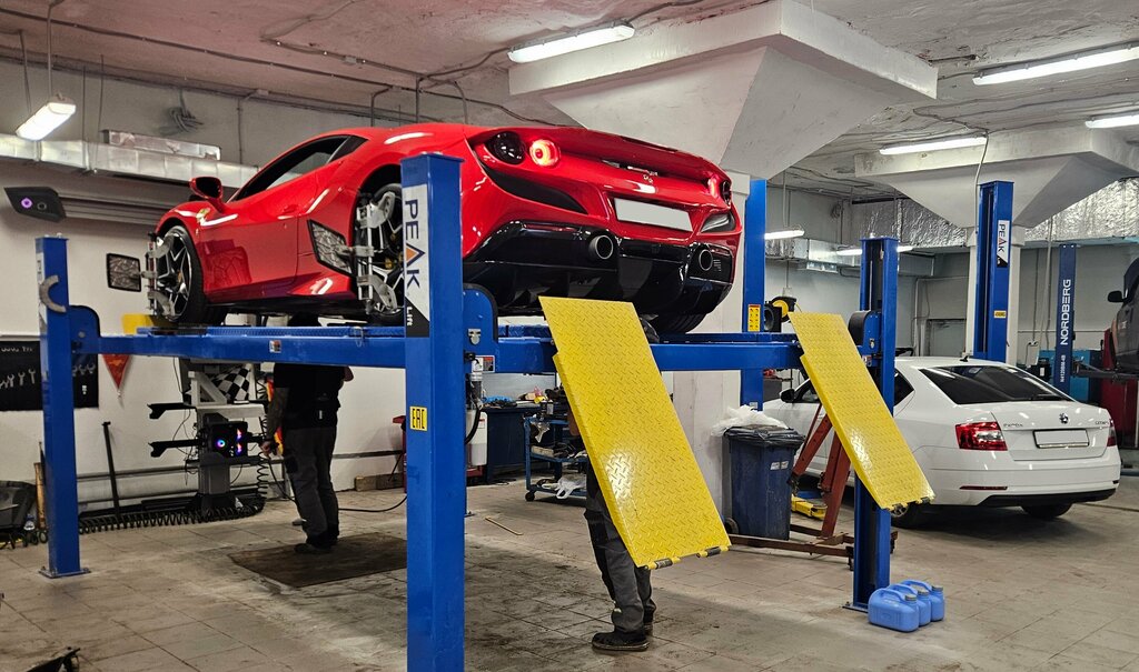 Otomobil servisi Sto-avto, Moskova, foto