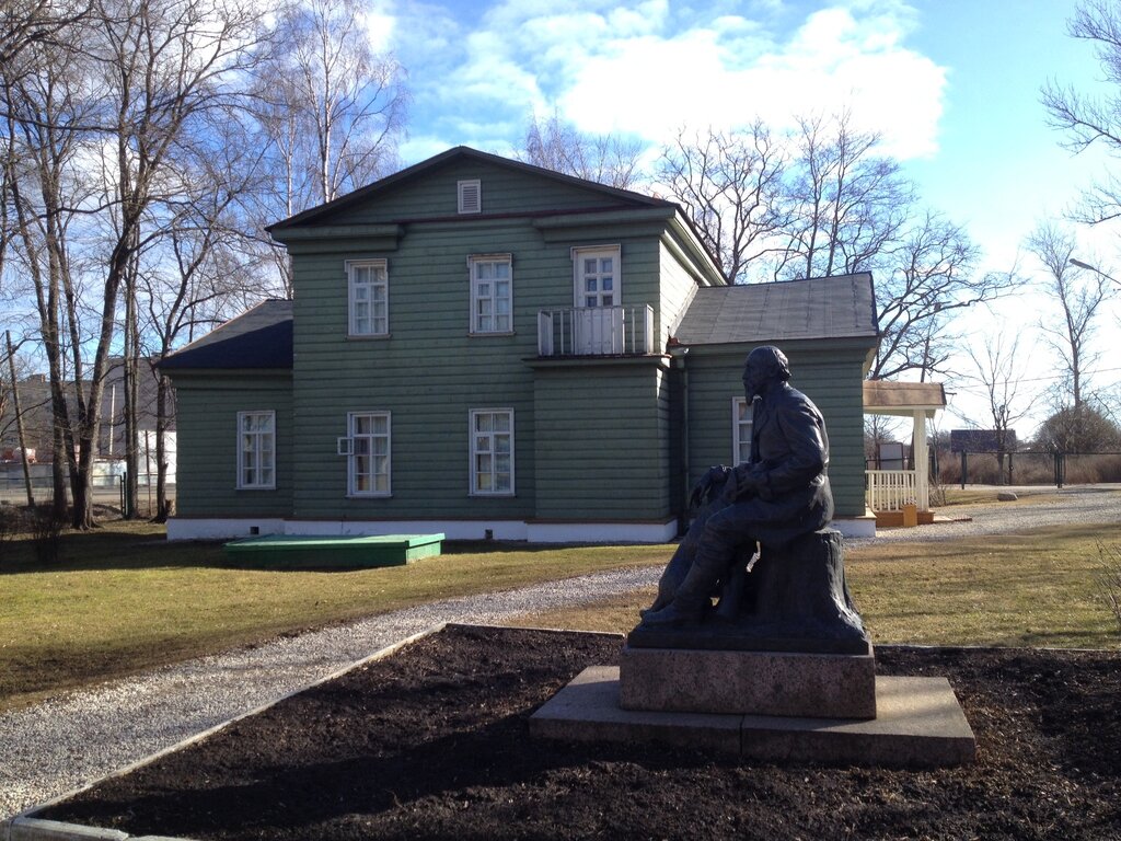Anıt, heykel Н.А. Некрасов, Chudovo, foto