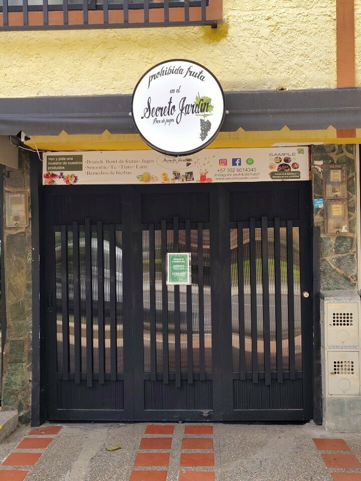 Alkolsüz içecekler Secreto jardin, Medellin, foto