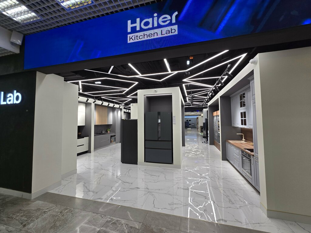 Mutfak mobilyaları Haier Kitchen Lab, Moskova, foto