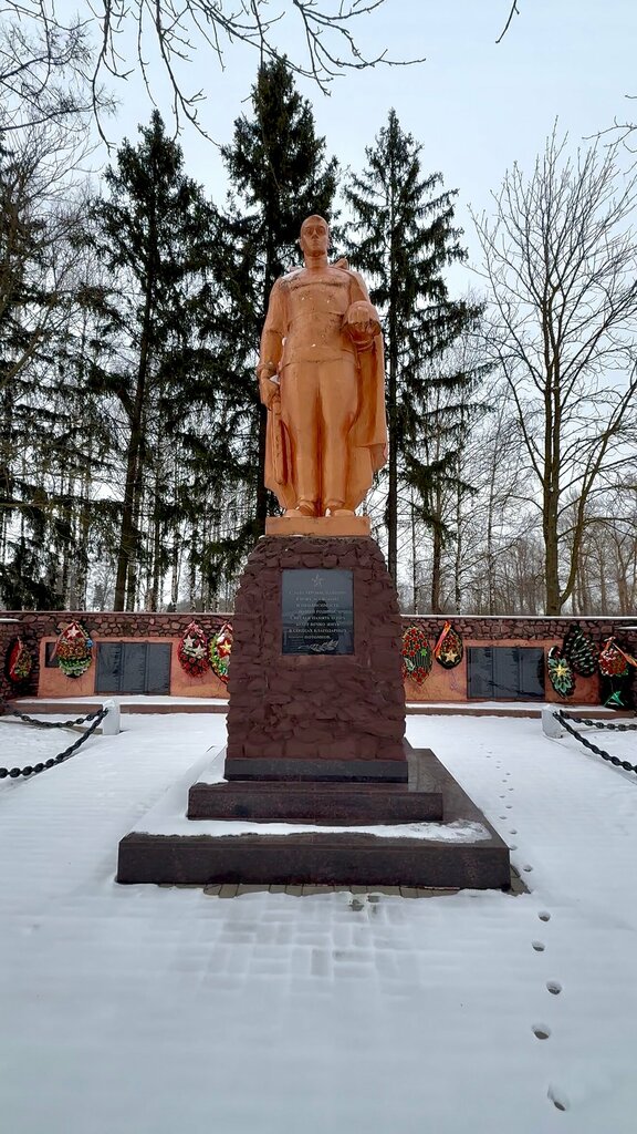 Anıt, heykel Героям Великой Отечественной войны, Vitebskaya oblastı, foto