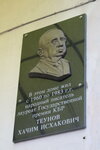 Теунов Хачим Исхакович (Shogentsukova Avenue No:12), anıt levhası, anıt taş  Nalchik'ten