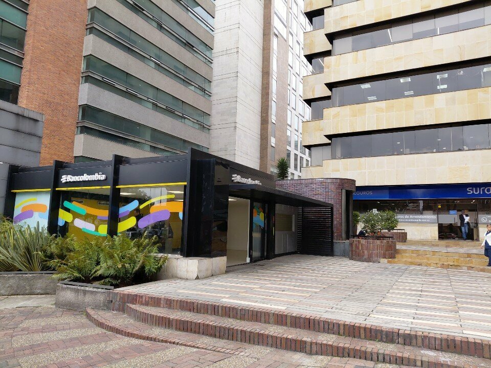 Kredi komisyoncuları Bancolombia, Bogota, foto